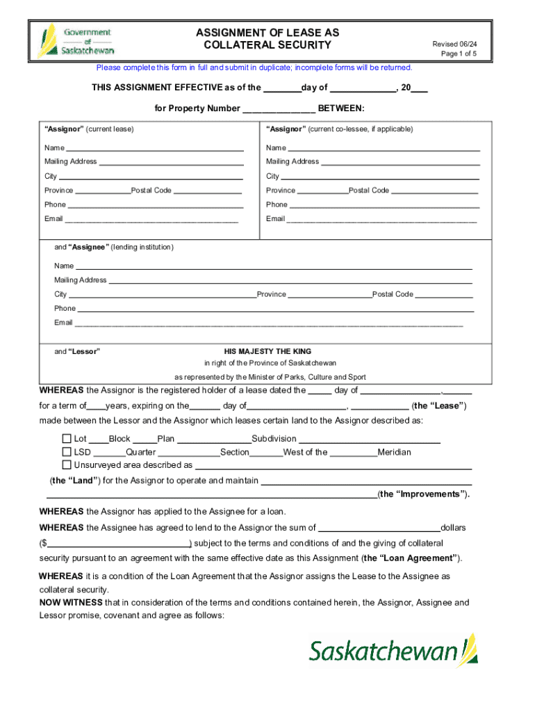 Fillable Online Free Assignment of Residential Lease Template Fax Email Print - pdfFiller