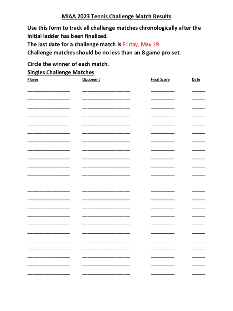 Fillable Online MIAA Rule 80.1.3 ---Tennis Line-Up Rule - Schtools.net ...
