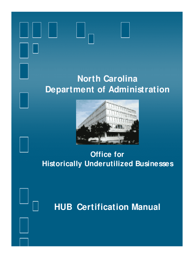 Fillable Online Office for Historically Underutilized Businesses (HUB ...