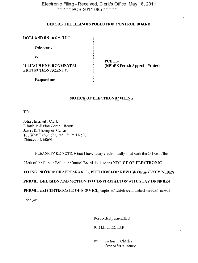 Fillable Online Midwest Generation, LLC v. Illinois Pollution Control ...