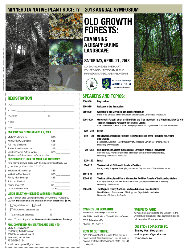 Fillable Online Scott Milburn - MINNESOTA NATIVE PLANT SOCIETY Fax ...