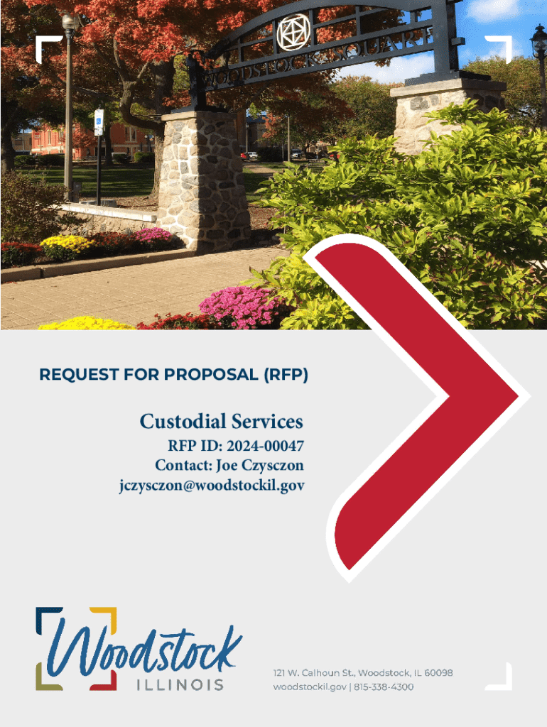 Fillable Online Custodial Services - RFP ID: 2024-00047 Contact: Joe ...