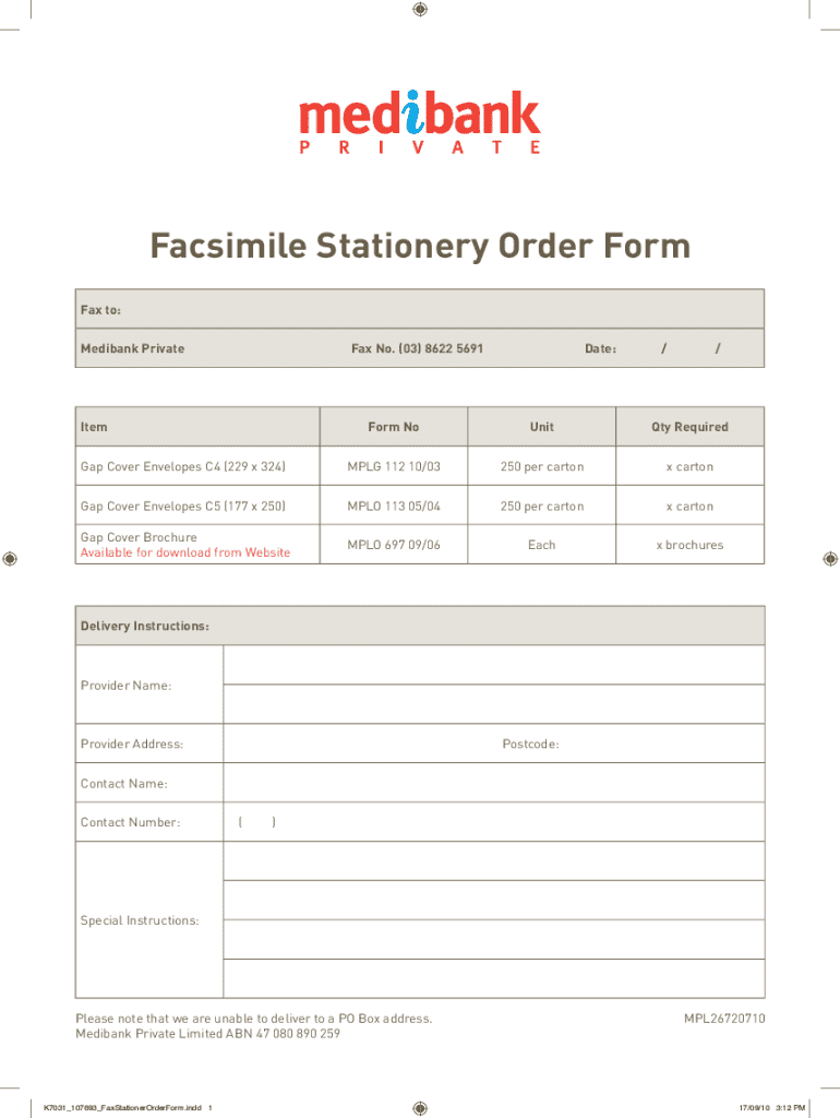 Fillable Online Make a claim online with My Medibank - Health Insurance ...