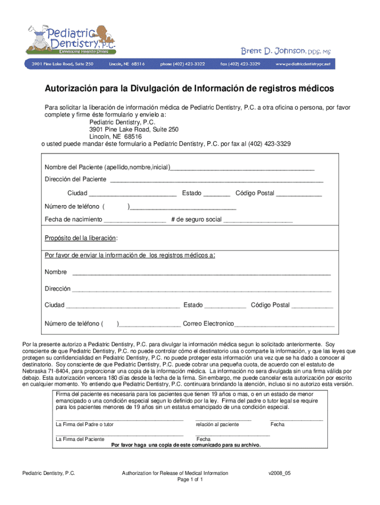 Rellenable en línea Potomac Falls Pediatric Dentistry Registro De ...