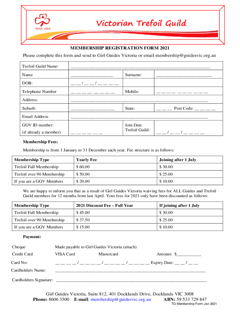 Fillable Online Victorian Trefoil Guild Fax Email Print - pdfFiller