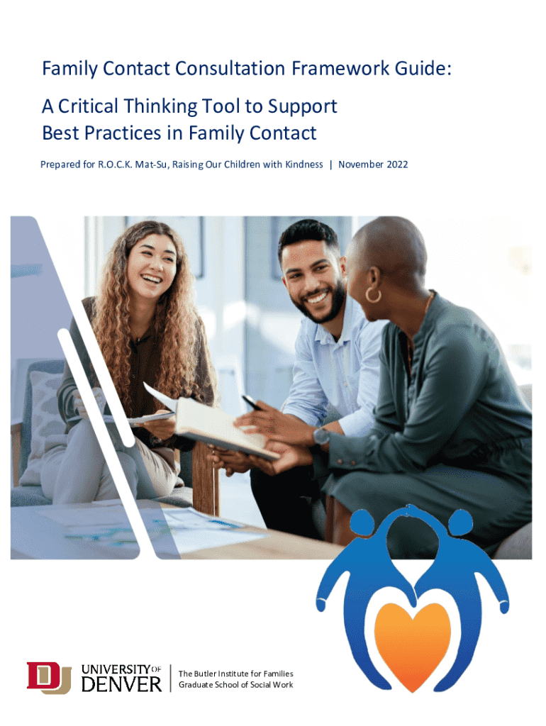 Fillable Online Family Contact Consultation Framework Guide: A Critical ...