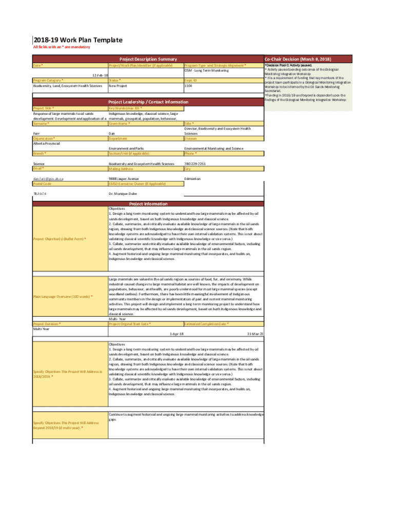 Fillable Online Biodiversity Sample Plan - ARDCorp Fax Email Print - pdfFiller