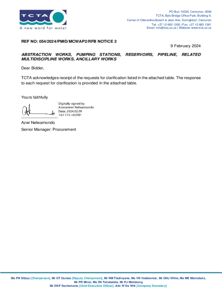 Fillable Online Supply Project Site Signage and Installation Tender ...