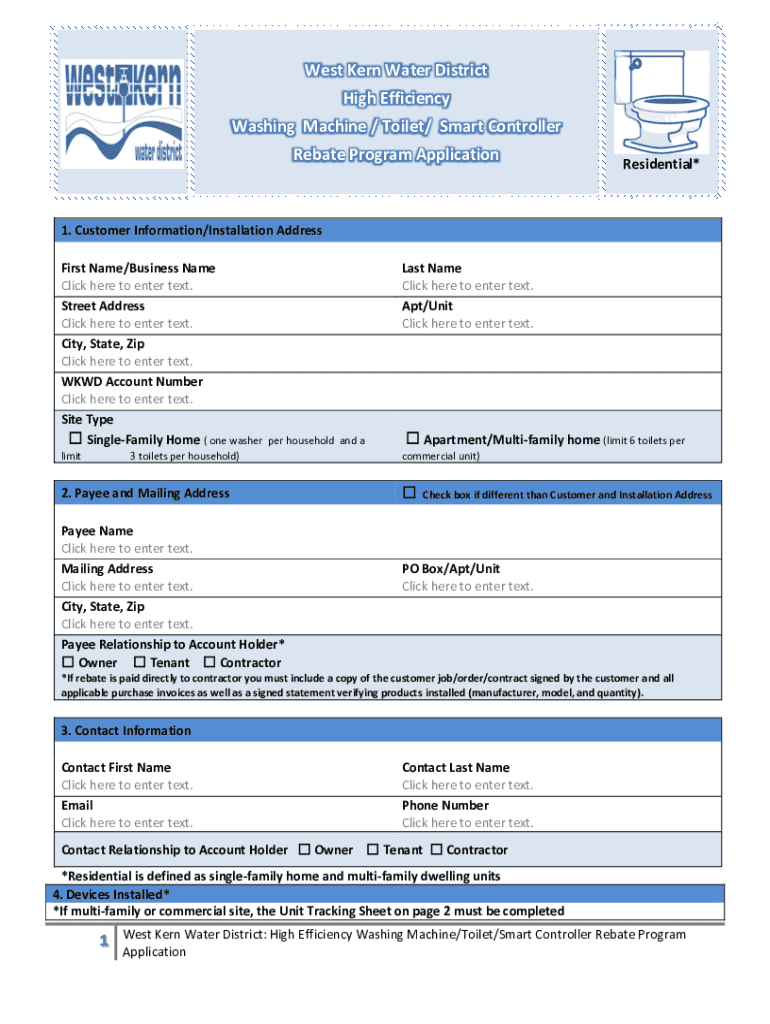 Fillable Online Kern Water is your source for the best crystal-clear water in ... Fax Email ...