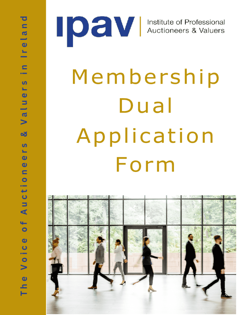 Fillable Online Membership Dual Application Form Fax Email Print ...