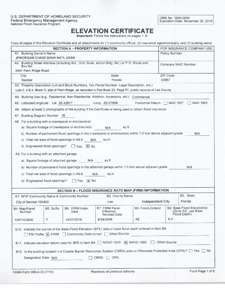 Fillable Online FEMA Flood-proofing Certificate (Expires 06-30-2026 ...