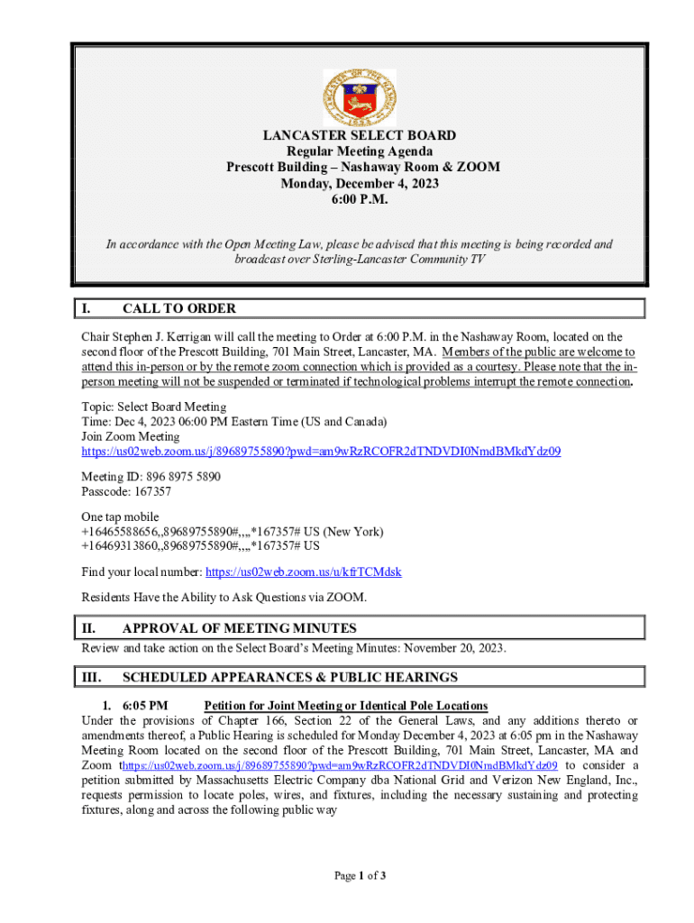 Fillable Online Expedited Permitting Guidebook - Lancaster MA Fax Email Print - pdfFiller