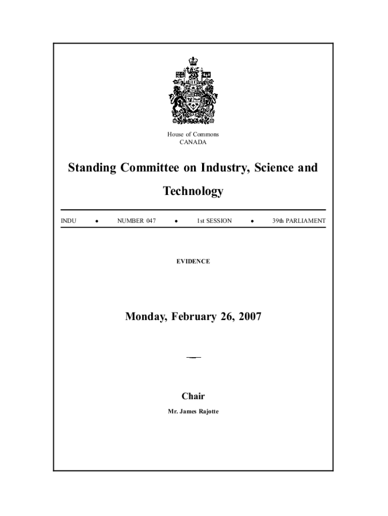 Fillable Online James Rajotte - Current and Past - Members of ...