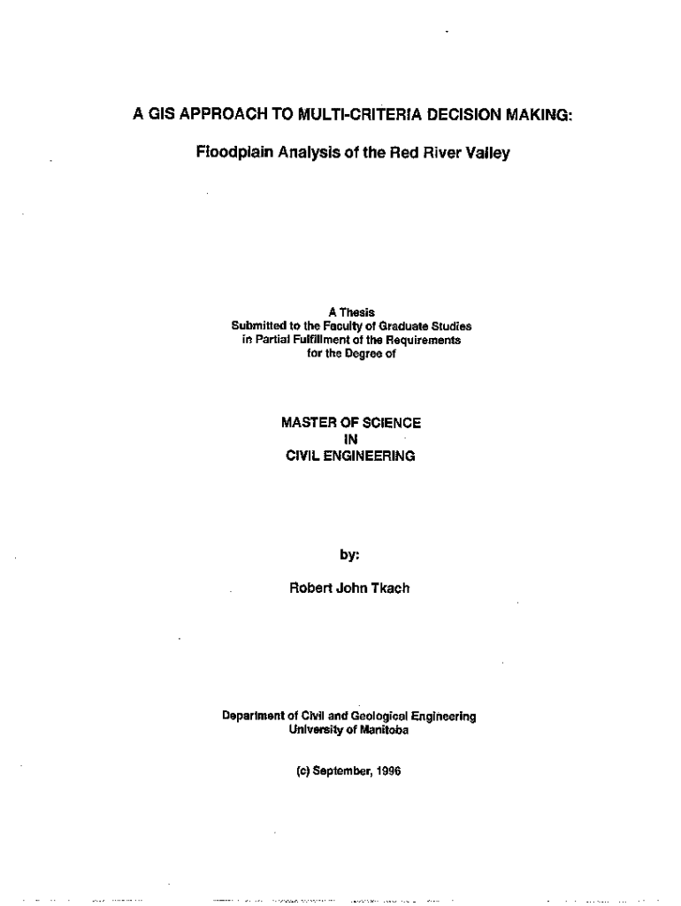Fillable Online A Gis Based Spatial Multi Criteria Approach For Flood