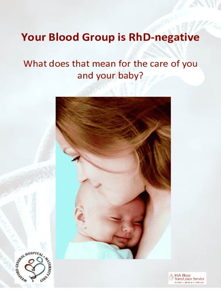 Fillable Online Rhesus D (RhD) negative blood type: care in pregnancy ...