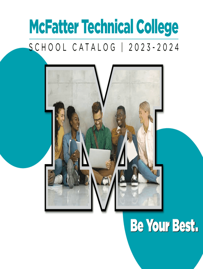 Fillable Online McFatter Technical College & High School Catalog Fax ...