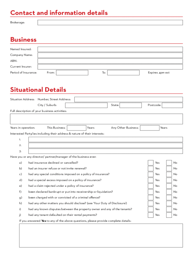 Fillable Online UNDERWRITING QUESTIONNAIRE/ PROPOSAL FORM Fax Email Print - pdfFiller