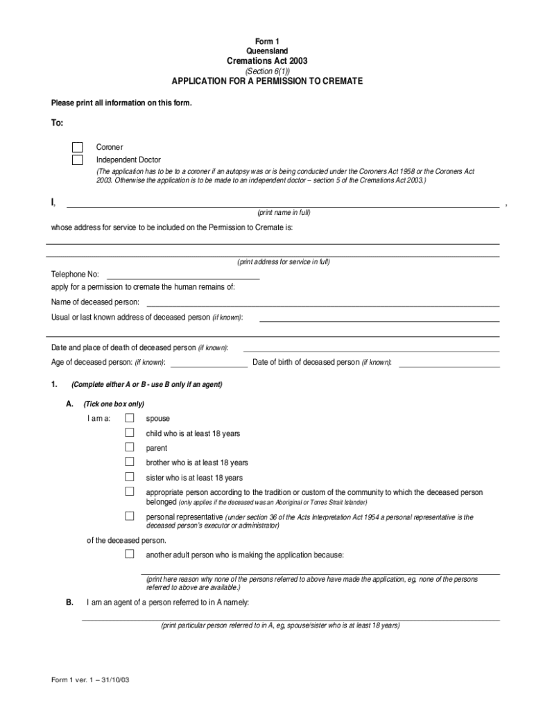 Fillable Online Authorisation for Dealing with Ashes - Elysian Fields ...