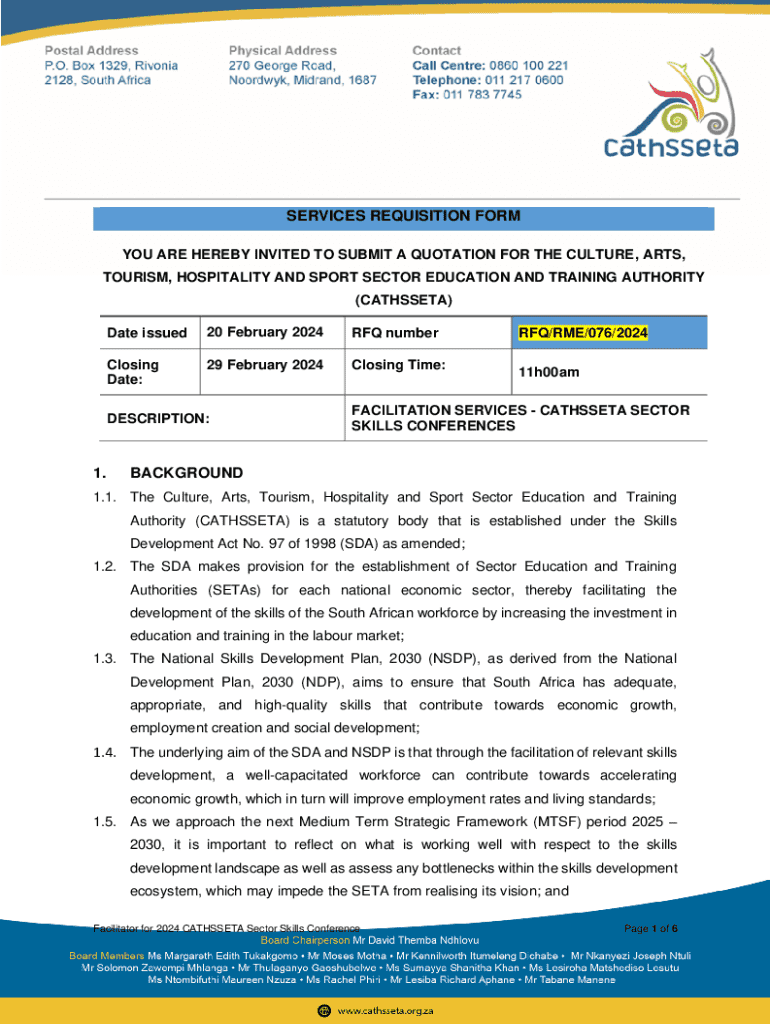 Fillable Online 1. BACKGROUND SERVICES REQUISITION FORM Fax Email Print ...