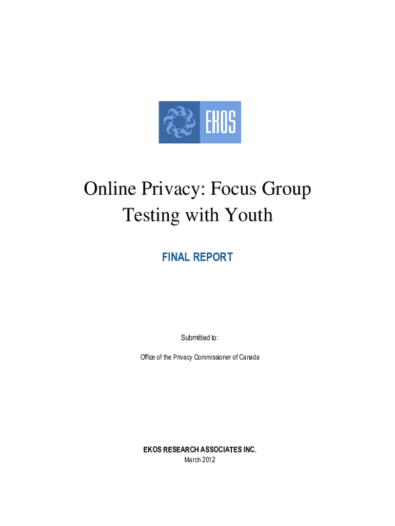 Fillable Online Parental Consent Form for Online Focus Groups With Youth Fax Email Print - pdfFiller