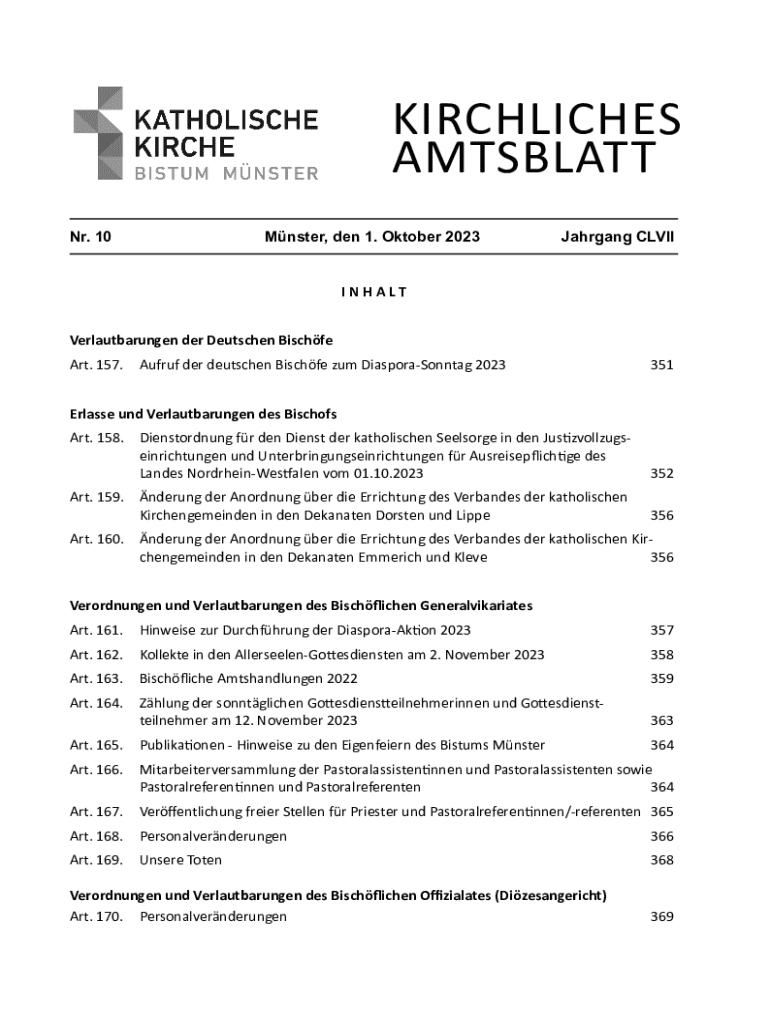 Ausfüllbares Online Missio canonica (zur Erteilung von Religionsunterricht) Fax Email Druck ...