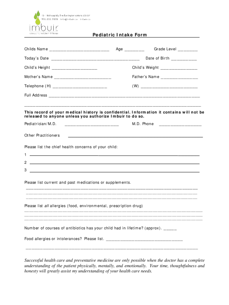 Fillable Online Dev-Beh Eval/Intake Form (English) Fax Email Print ...