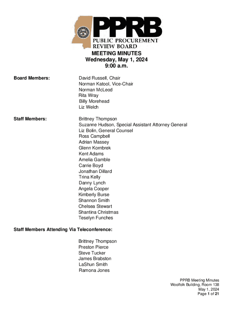 Fillable Online pprb - public procurement review board Fax Email Print ...