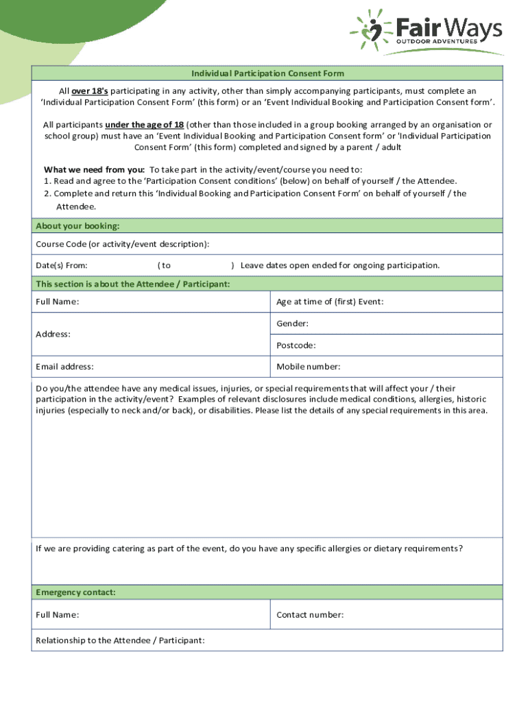 Fillable Online Writing Consent Forms Fax Email Print - pdfFiller