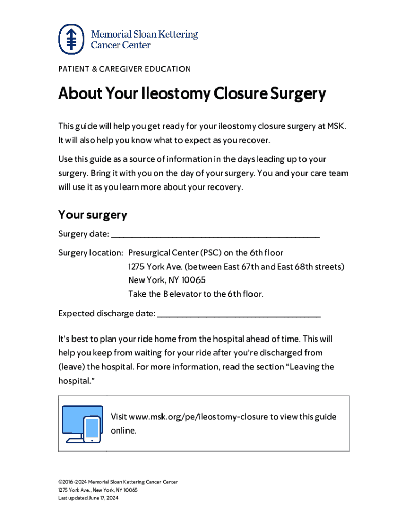 Fillable Online Ileostomy reversal: Timing, success, risks, diet, and ...