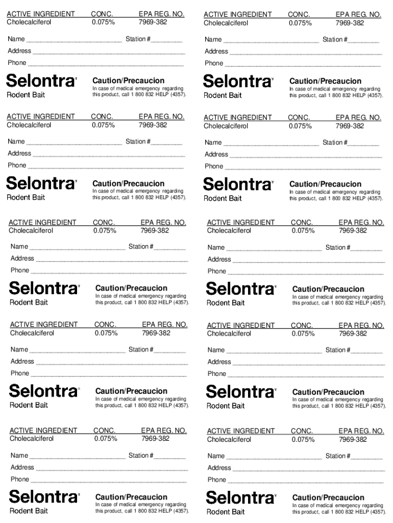 Fillable Online BASF Selontra Stickers Editable Form Fax Email Print ...
