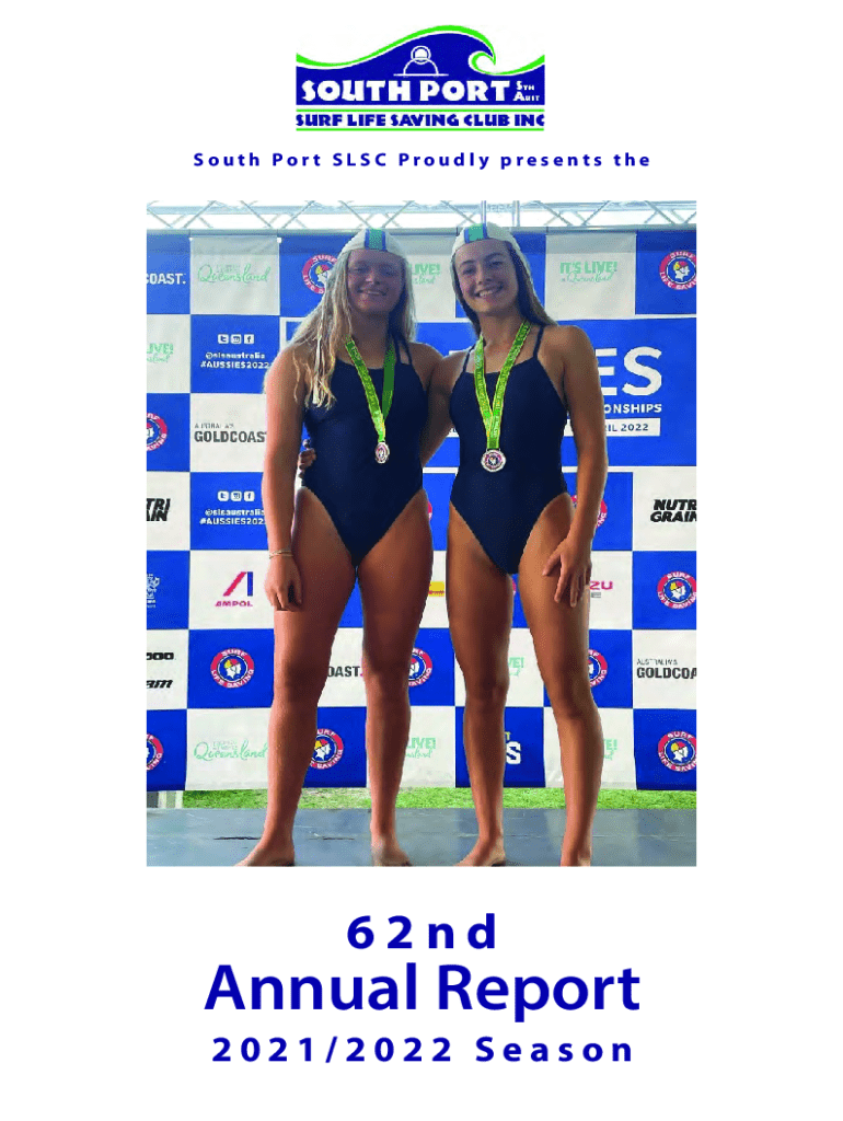 Fillable Online South Port SLSC Annual Reports Fax Email Print - pdfFiller