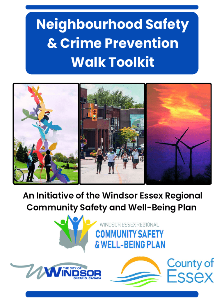 Fillable Online Neighbourhood Safety & Crime Prevention Walk Toolkit Fax Email Print - pdfFiller
