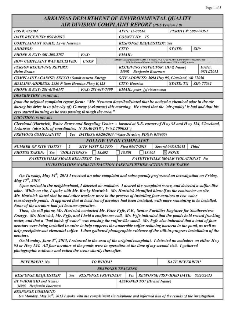 Fillable Online COMPLAINANT NAME: Lewis Newman Fax Email Print - pdfFiller