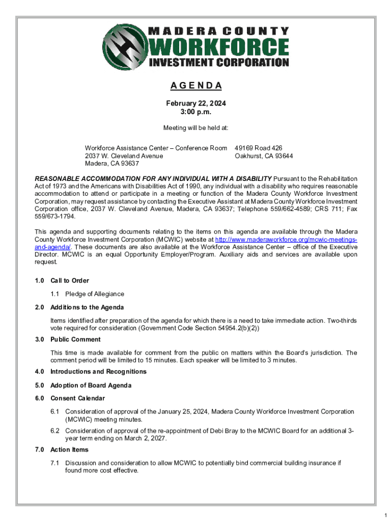 Fillable Online Developing Central California\'s Healthcare Workforce Fax Email Print - pdfFiller