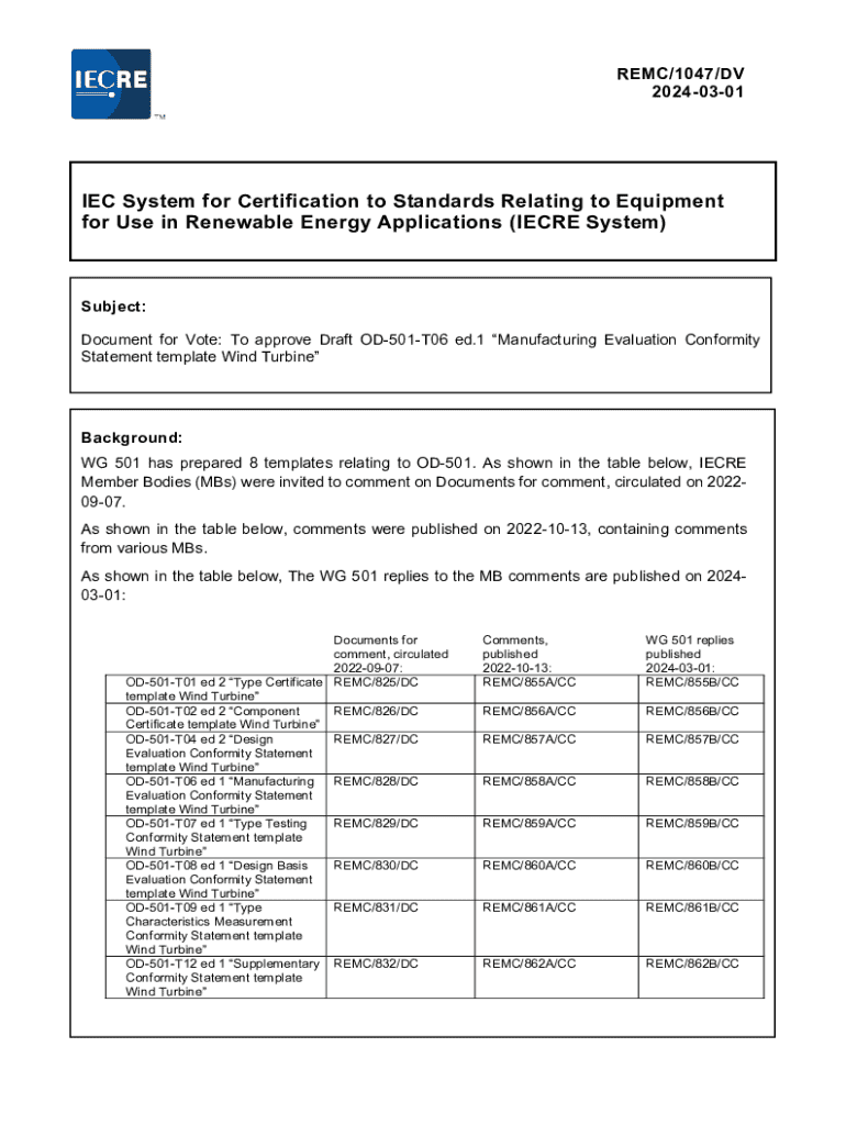 Fillable Online IECRE Conformity Assessment System Fax Email Print ...