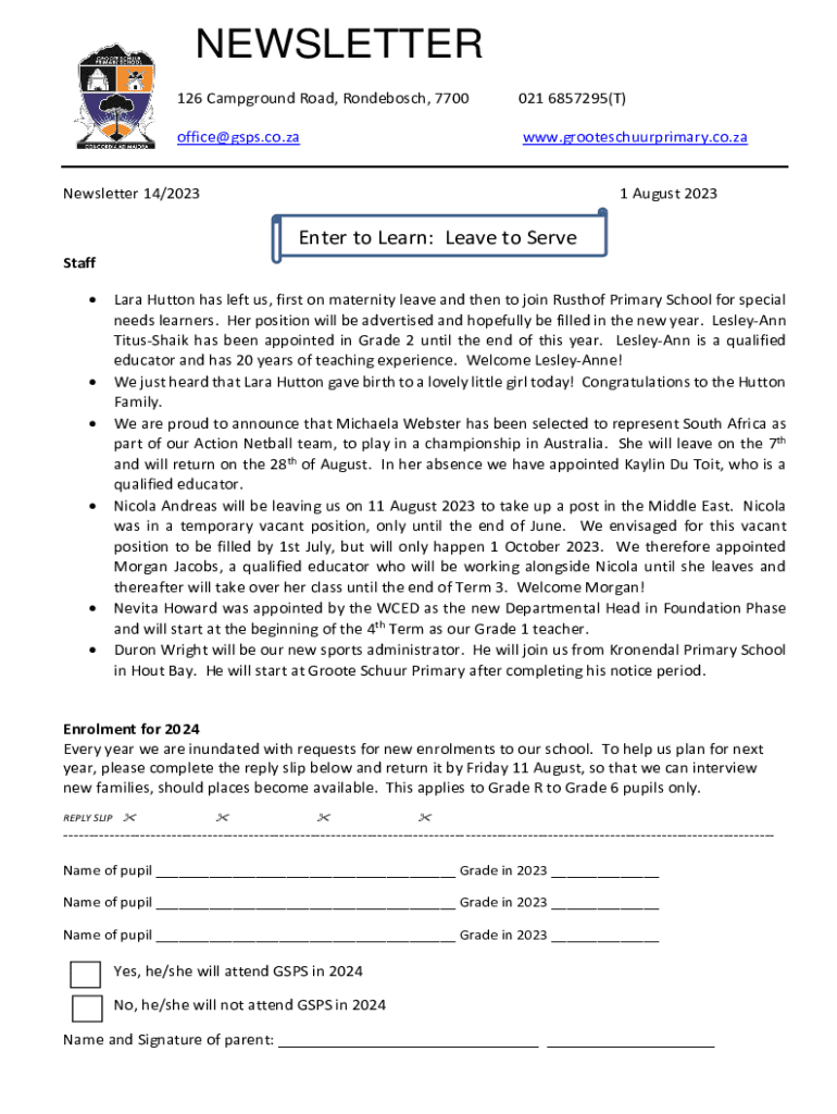 Fillable Online Lara Hutton has left us, first on maternity leave and ...