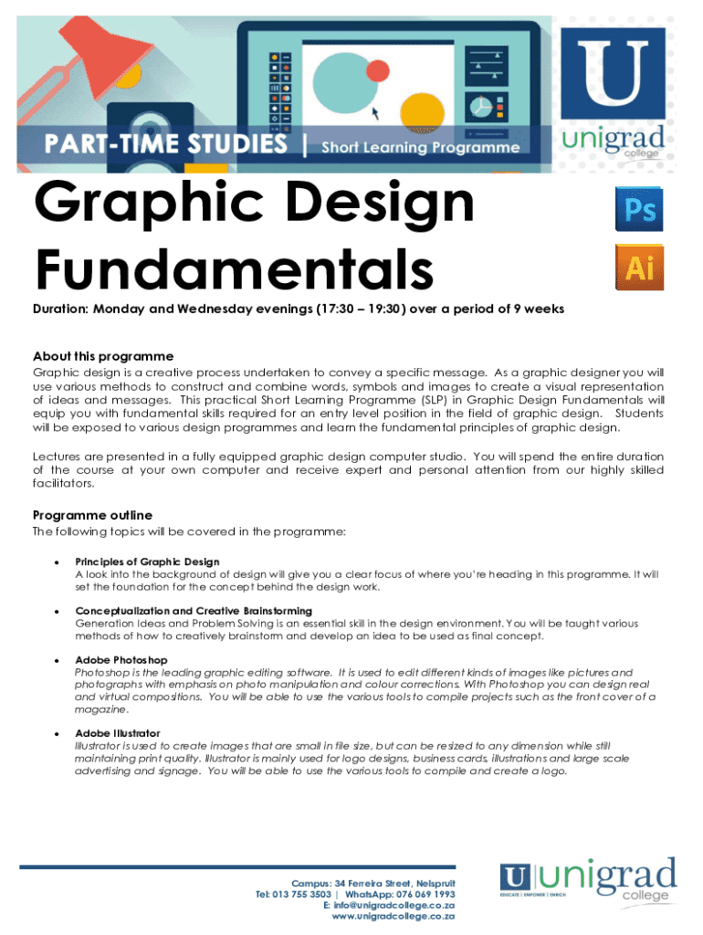 Fillable Online Graphic Design Certificate NYC or Online Fax Email ...