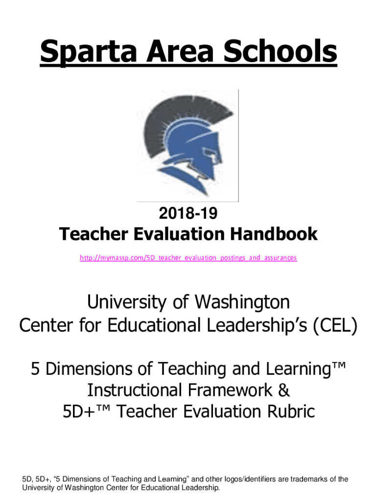 Fillable Online 5D+ Rubric for Instructional Growth and Teacher ...