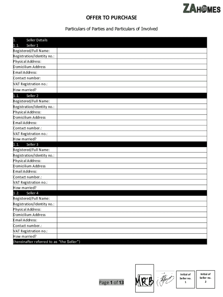 Fillable Online Particulars of Parties and Particulars of Involved Fax ...