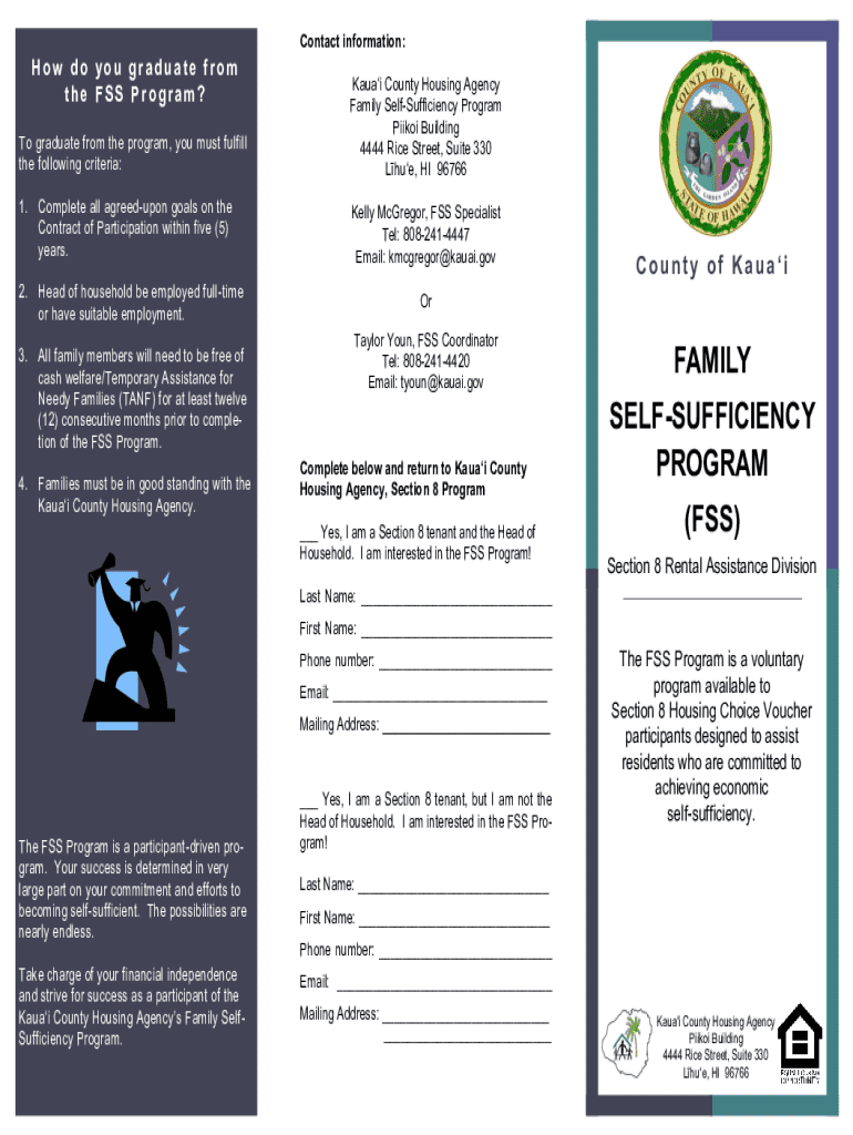 Fillable Online Family Self-Sufficiency Fact Sheet Fax Email Print ...