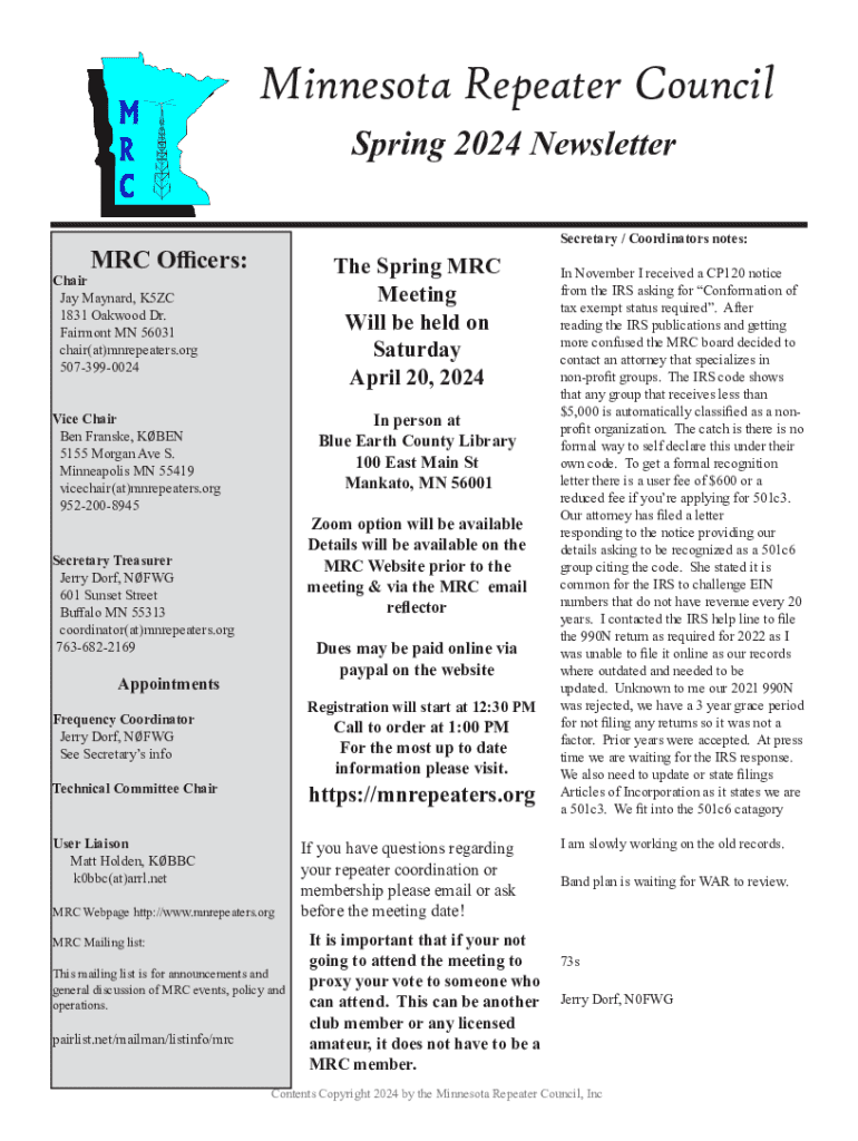 Fillable Online MRC - Login - Minnesota Department of Health Fax Email ...