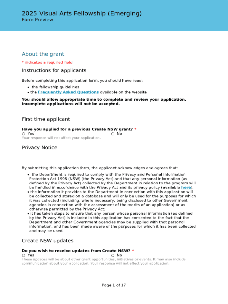 Fillable Online 2025-youngarts-application-requirements-visual-arts. ... Fax Email Print - pdfFiller