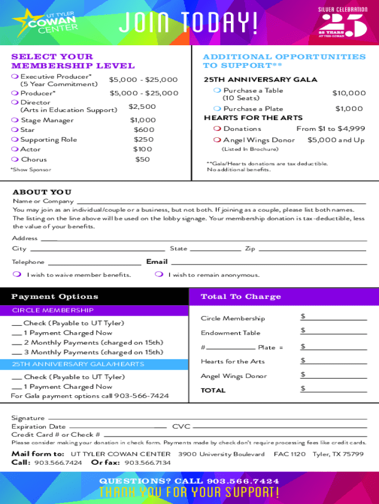 Fillable Online Happy Birthday BAA! - Boston Arts Academy Foundation ...