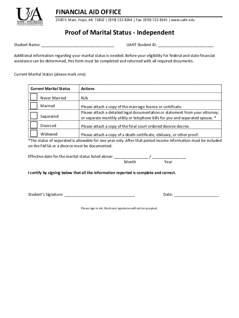 Fillable Online FINANCIAL AID OFFICE Dependency Override Fax Email ...