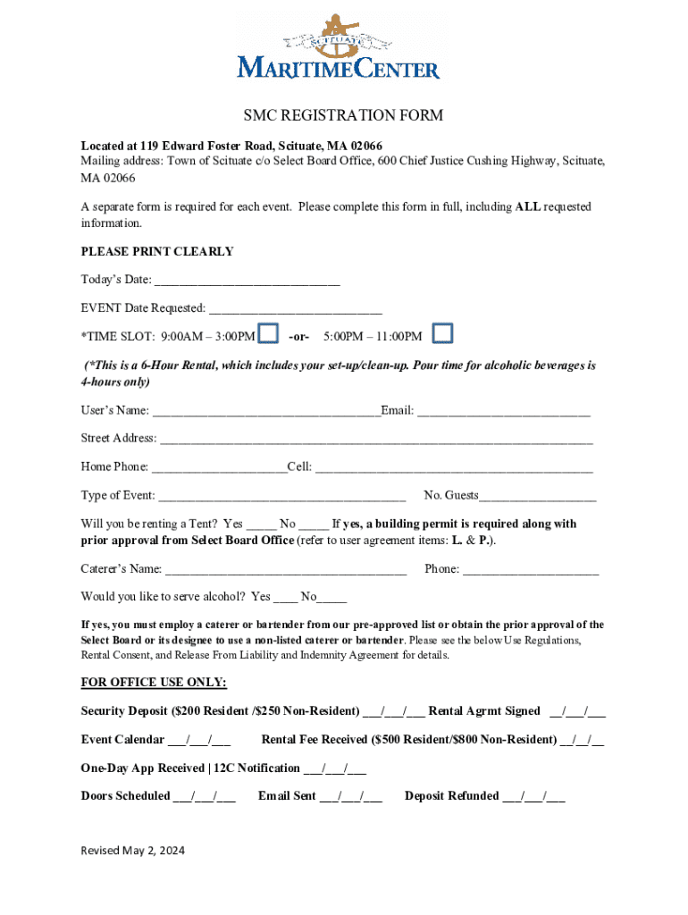 Fillable Online Smc Form Pdf - Fill Online, Printable, Fillable, Blank Fax Email Print - pdfFiller