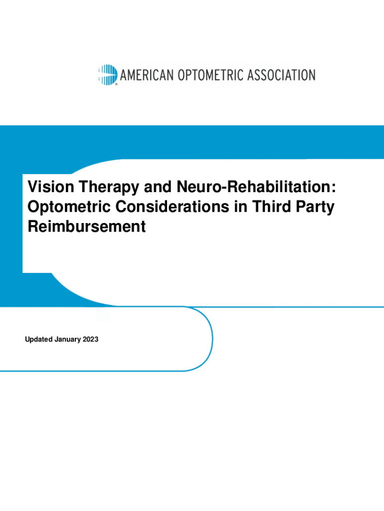 Fillable Online Vision therapy as part of neurorehabilitation after acquired ... Fax Email Print ...