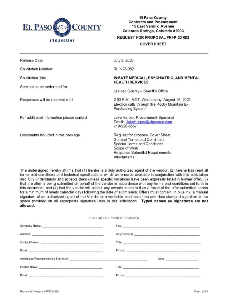 Fillable Online rfp-23-082 sign in sheet Fax Email Print - pdfFiller