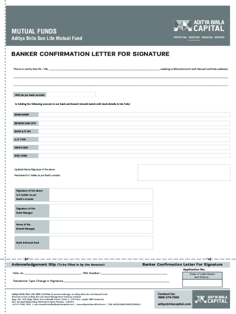 Fillable Online BANKER CONFIRMATION LETTER FOR SIGNATURE.cdr Fax Email ...