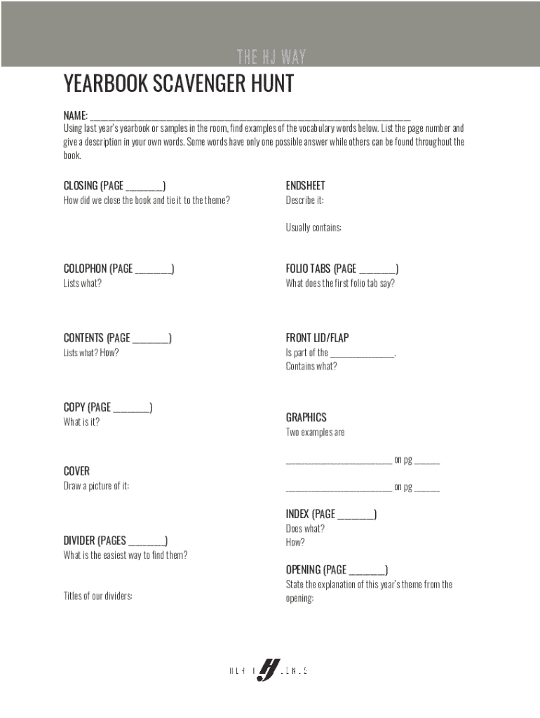 Fillable Online Behind The Scenes of The Yearbook - The Prospector Fax ...