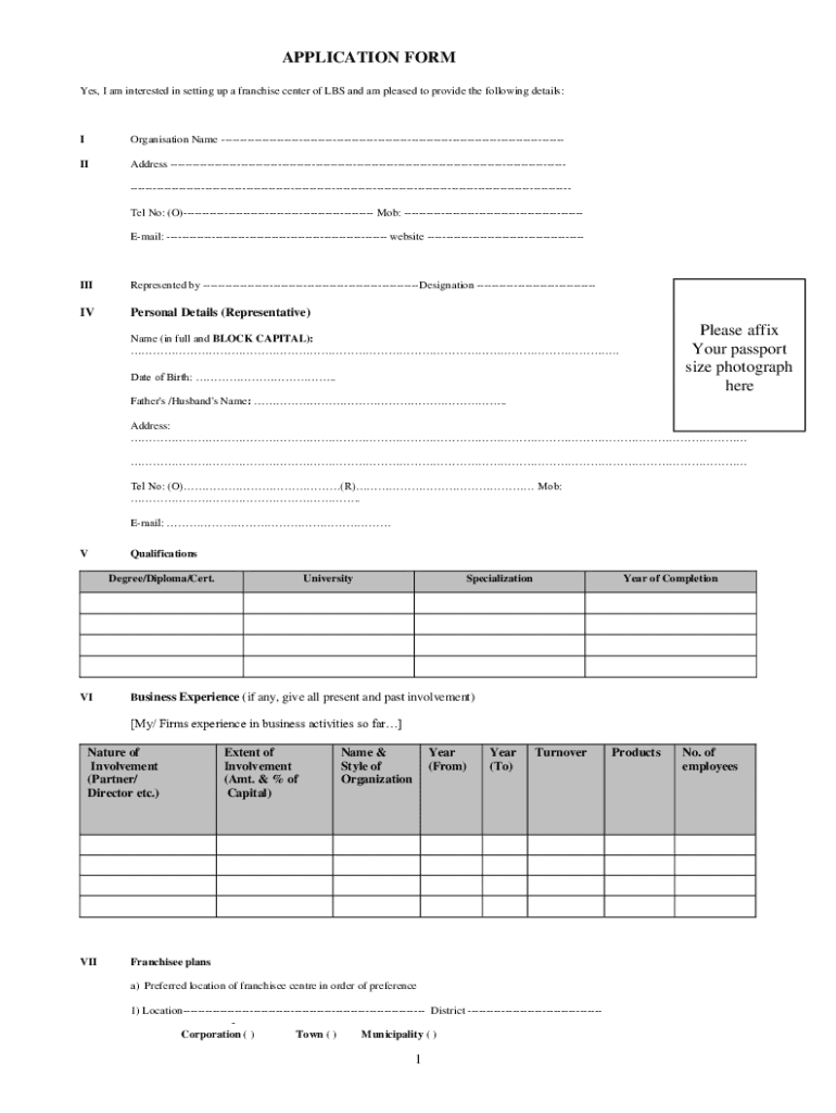Fillable Online The UPS Store FranchiseAn Industry-Leading Opportunity Fax Email Print - pdfFiller